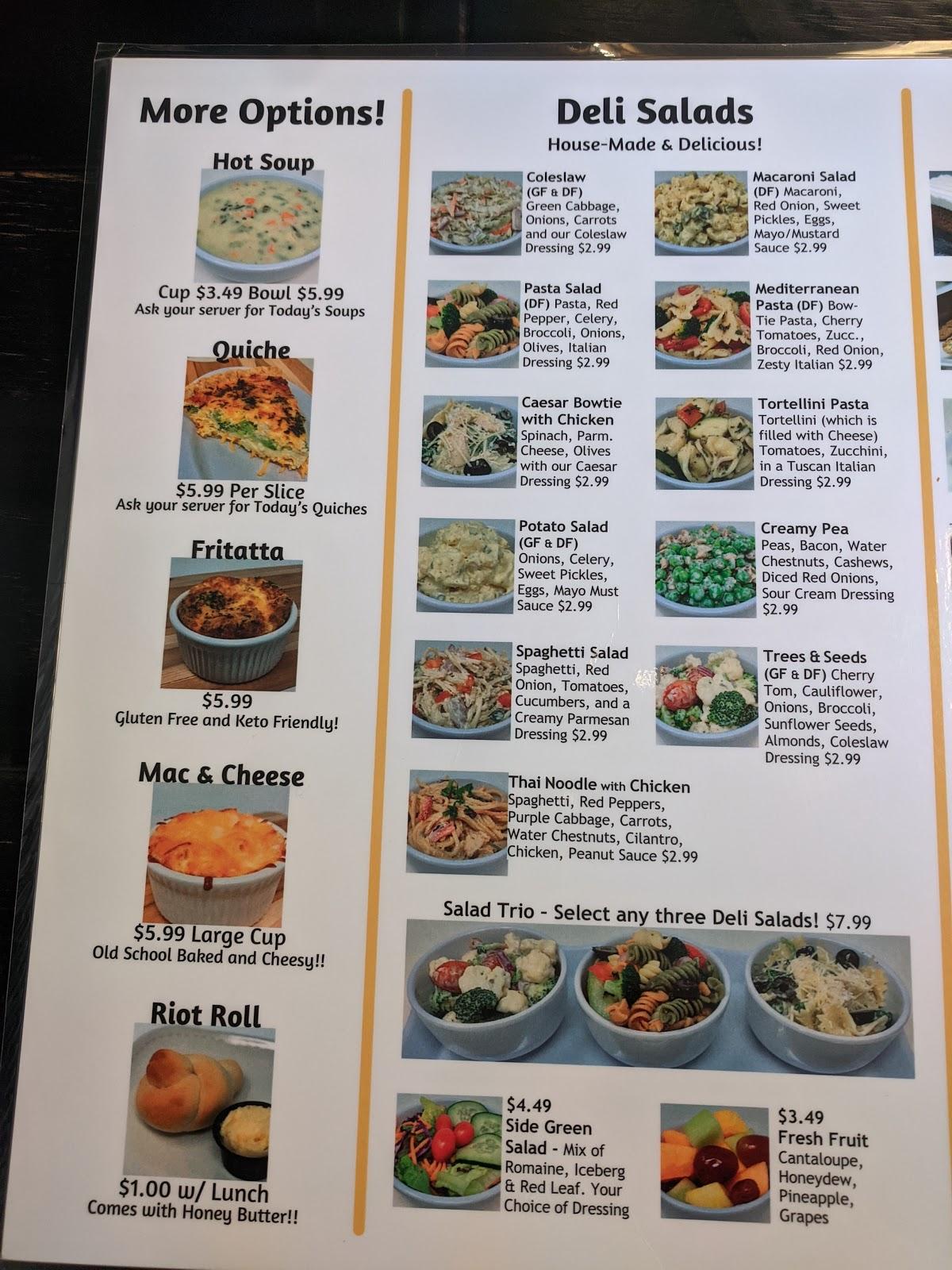 Menu at Little Lois Cafe, Salem, 576 Patterson St NW #110