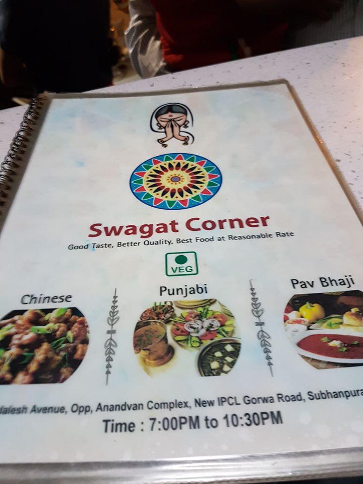 Menu at Swagat Corner, Vadodara, 23