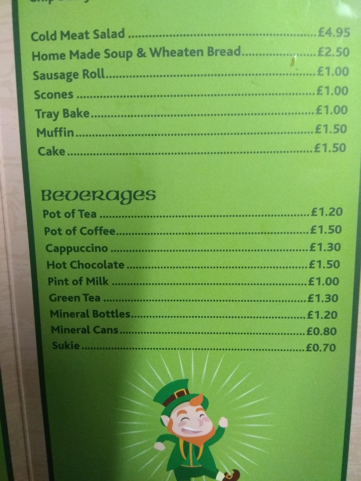 Menu at The Full Irish pub & bar, Newry