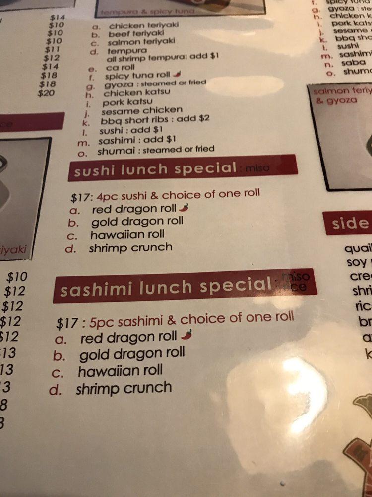 Menu at Buko Restaurant, Glendale