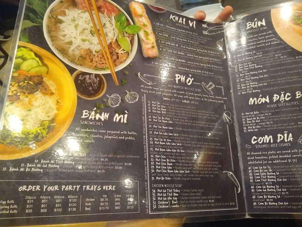 Menu at Pho Ben restaurant, Sugar Land, Wescott Ave Ste. 238
