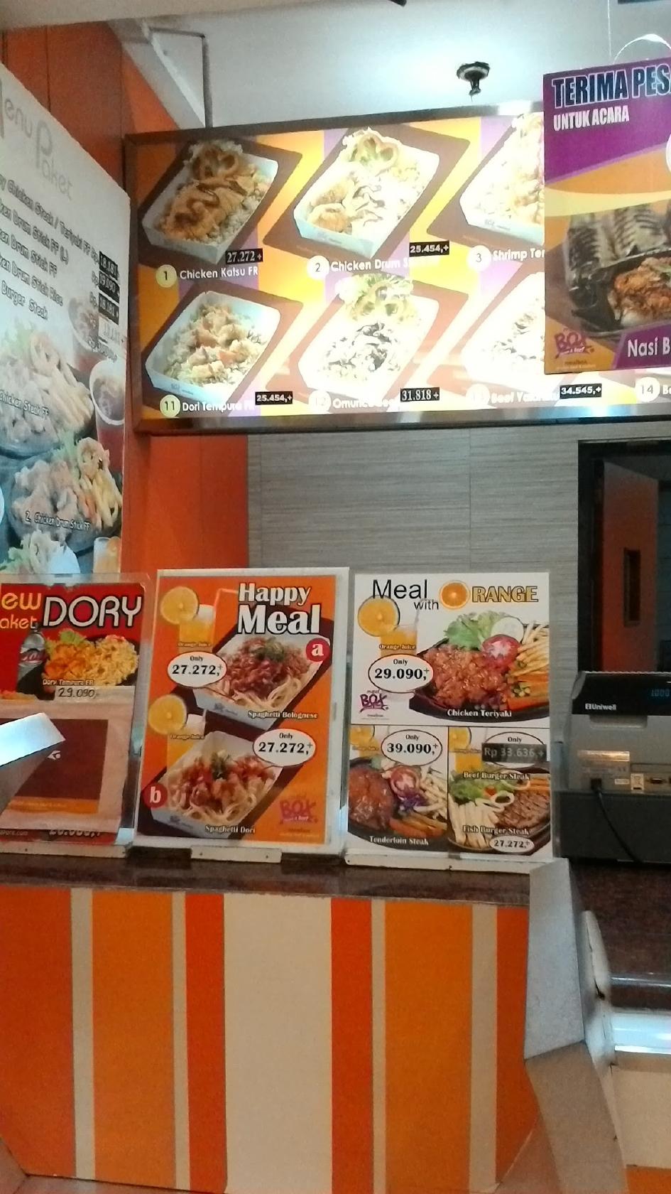 Carta del restaurante Mealbox, Surabaya