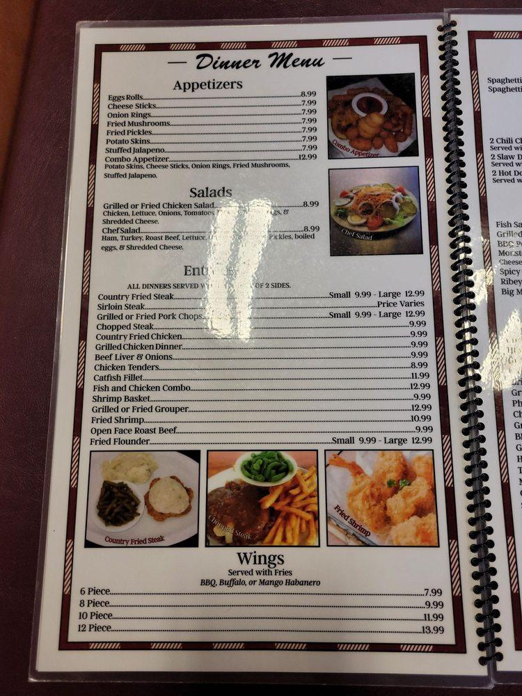 Menu at Mom's Family Restaurant, Enterprise