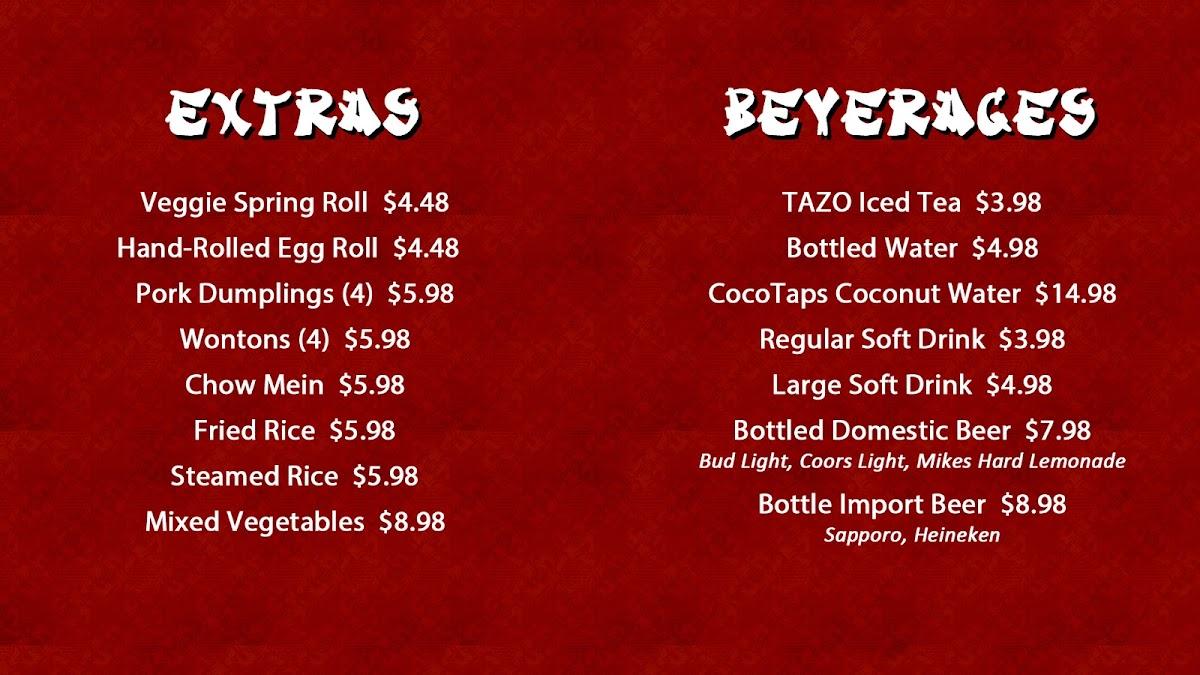 Pan Asian Express - Mandalay Bay in Las Vegas - Restaurant menu and reviews