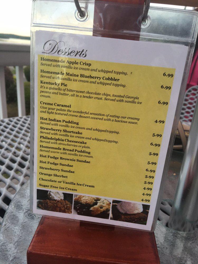 Menu at Taste of Maine Restaurant, Woolwich