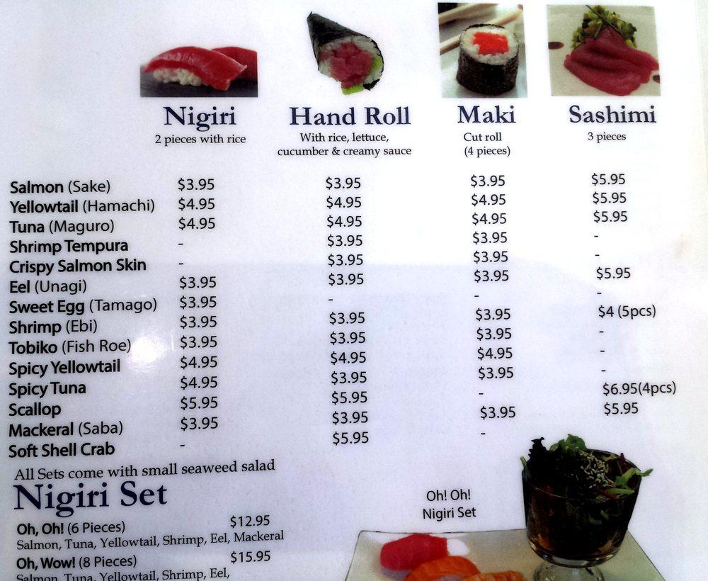 Menu at Blue Mango restaurant, San Jose, 635 Coleman Ave