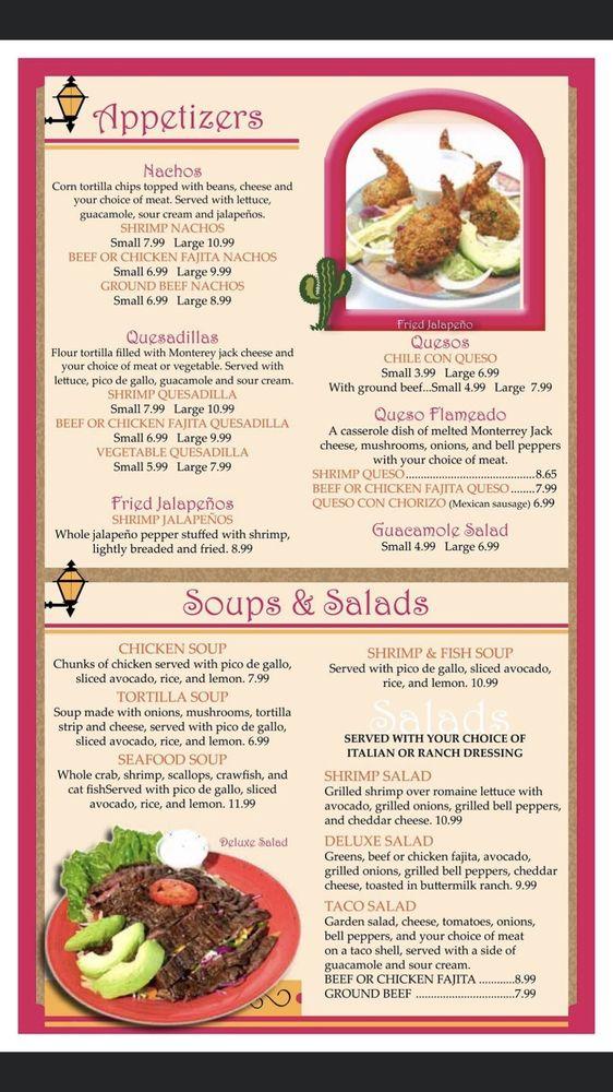 Menu at Los Patrones Mexican Grill pub & bar, Burton