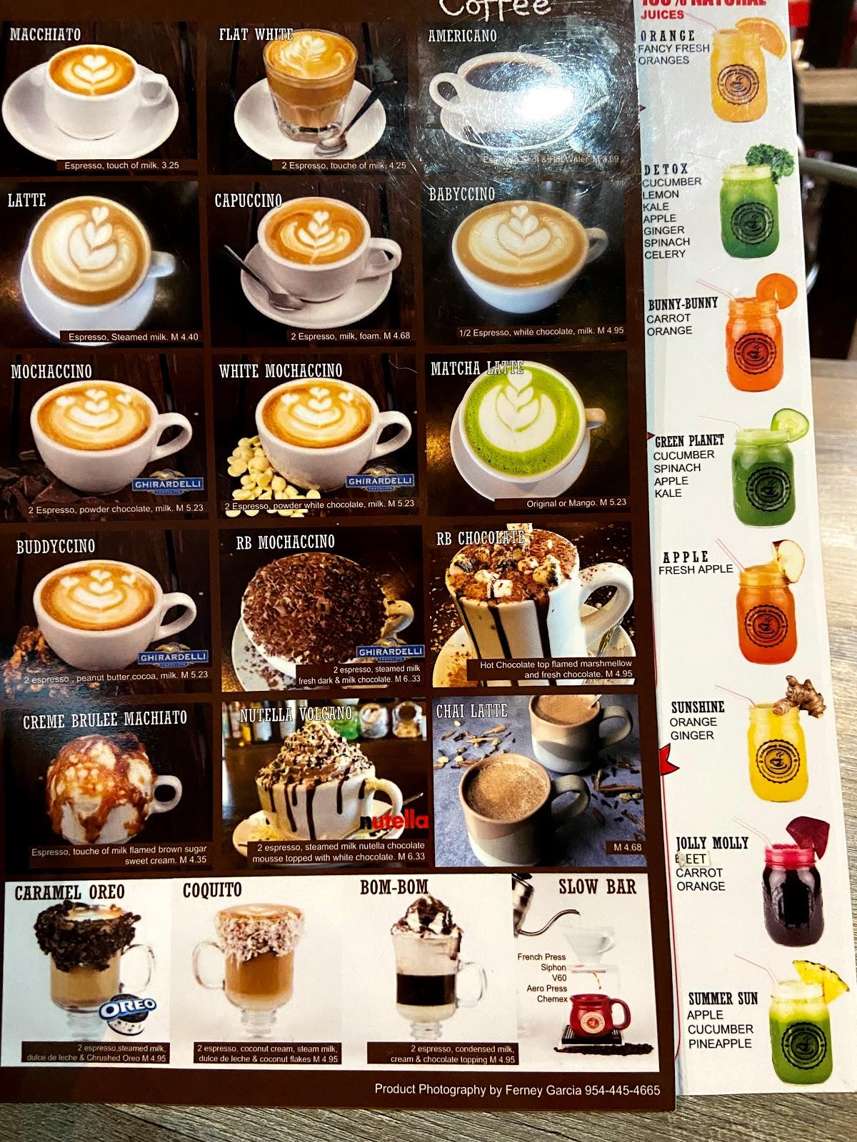Menu at Roasting Buddies cafe, Pembroke Pines