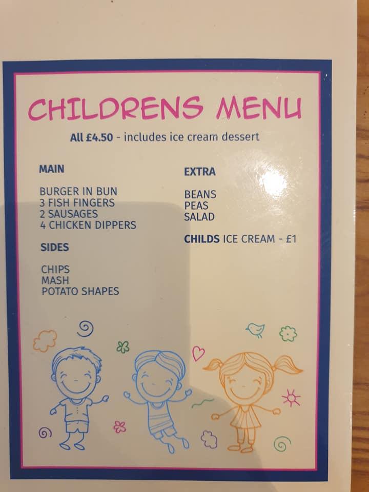 Menu at Starting Gate Redcar pub & bar, Redcar