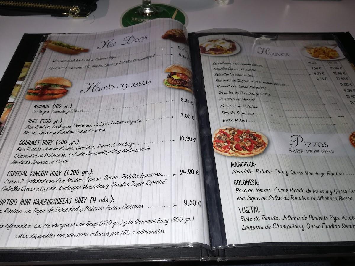 Carta de Restaurante Flecha, Colmenarejo