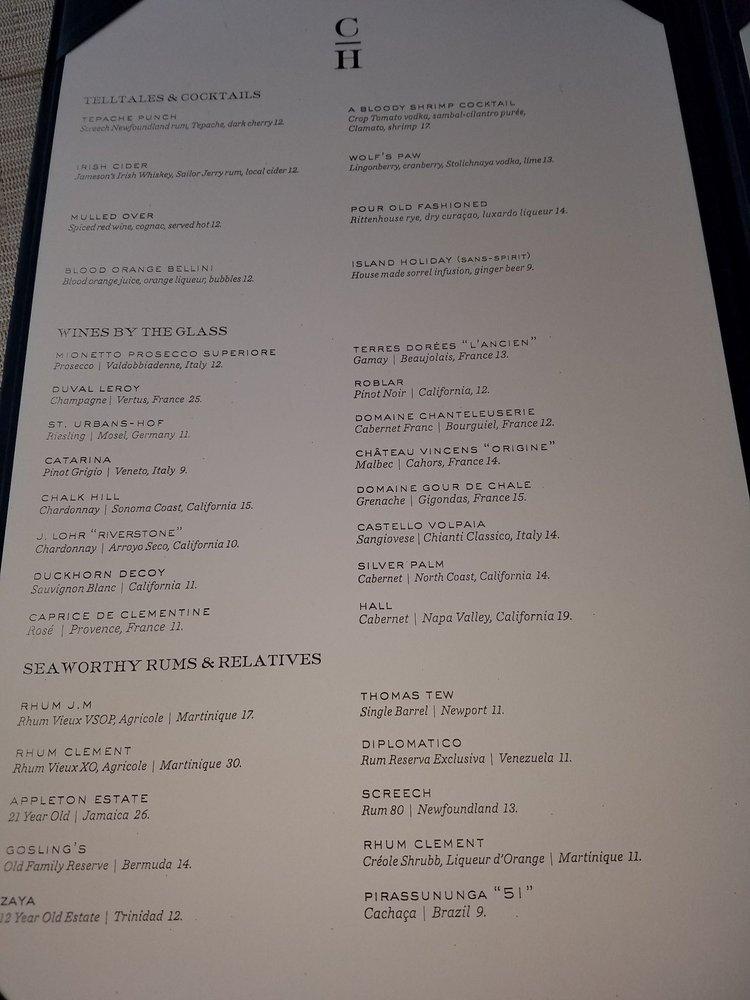 Menu at Aurelia at Castle Hill restaurant, Newport