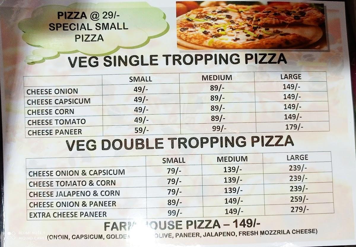 Menu at BABA FAST FOOD SWEETS AND BAKERY, Kanpur