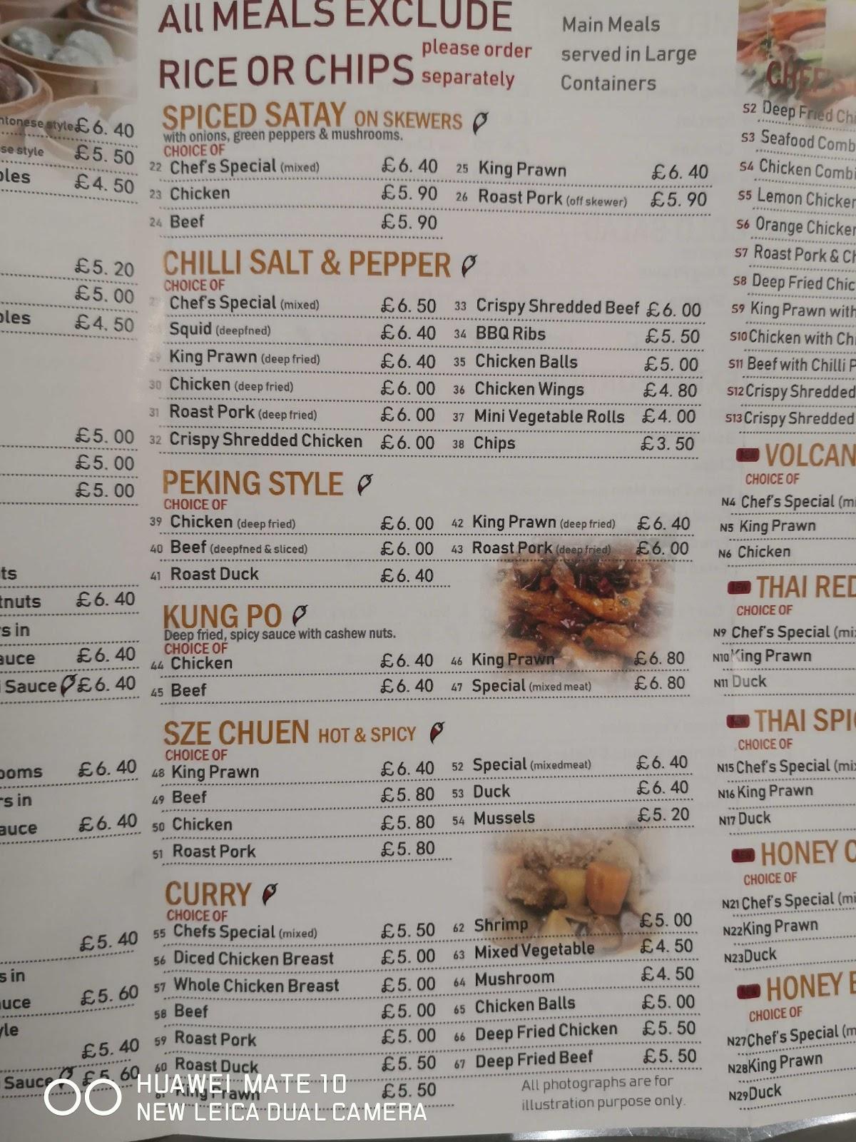 Menu at CKC Chinese Takeaway Knightswood, Glasgow