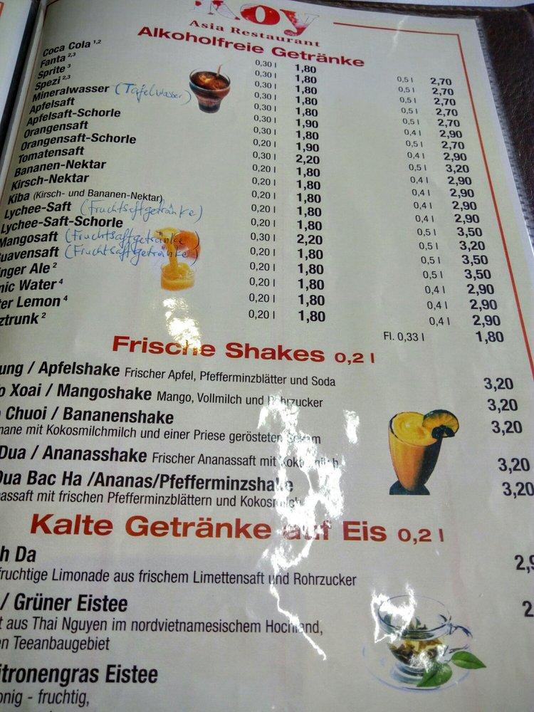 Speisekarte von Asia Koy Restaurant, Berlin