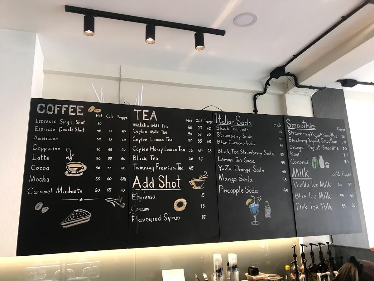 Menu at Easy eat Café cafe, Bangkok