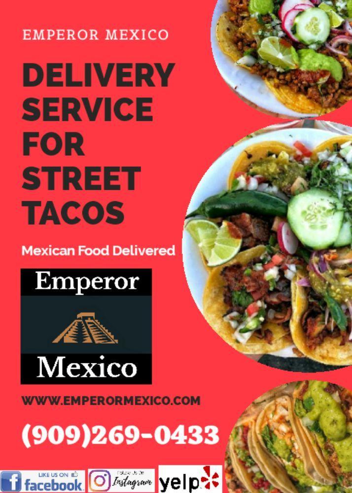 Menu at Emperor Mexico, Highland