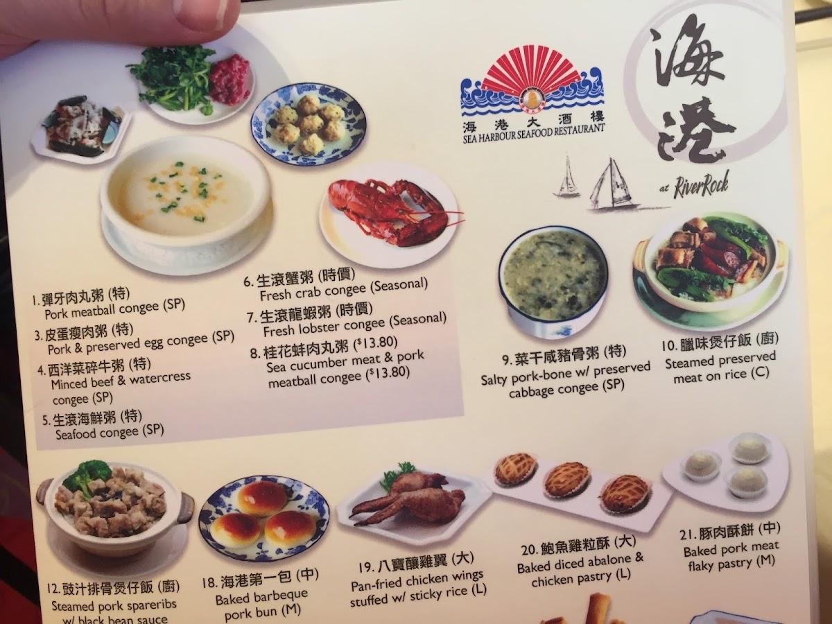 Menu at Sea Harbour Restaurant, Richmond, River Rd Unit 150