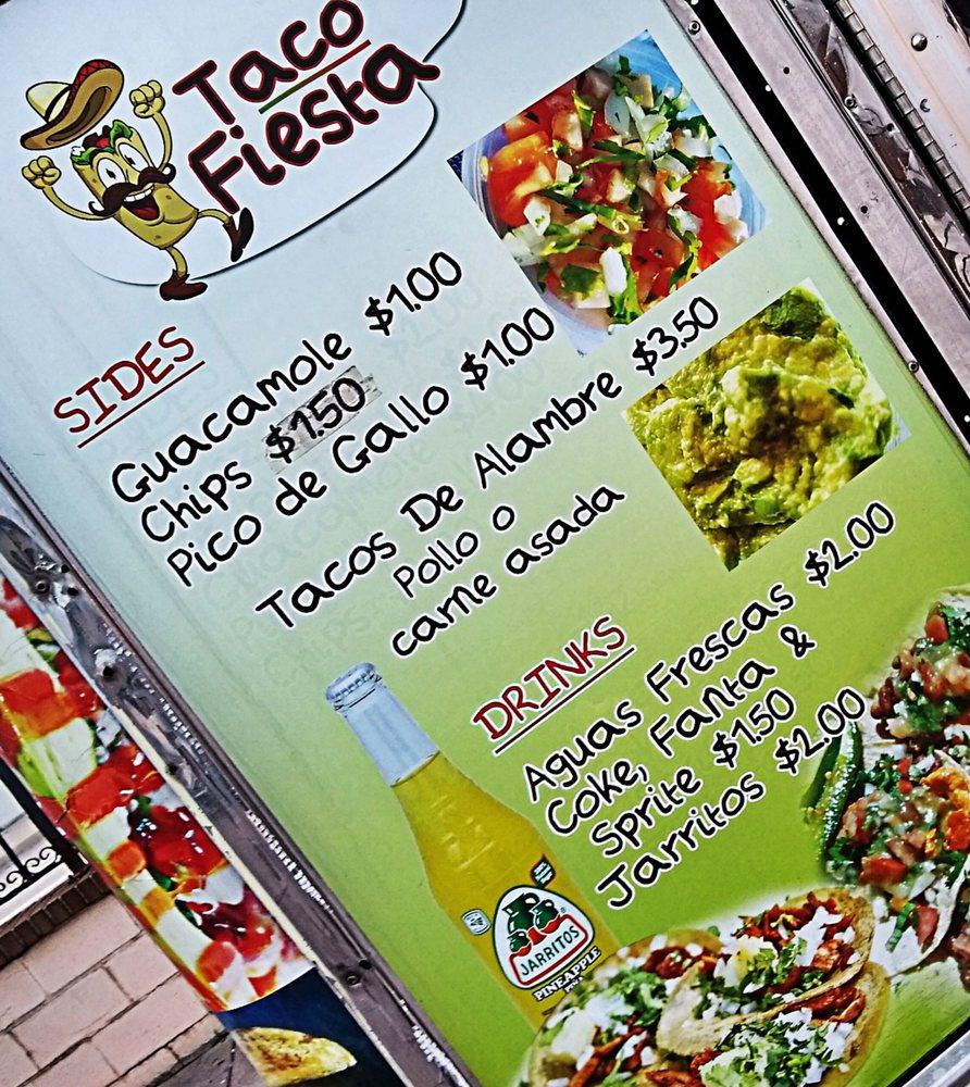 Menu at Taco Fiesta, Detroit