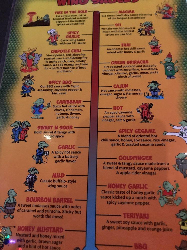 Menu at Winking Lizard Independence pub & bar, Independence, Quarry Ln
