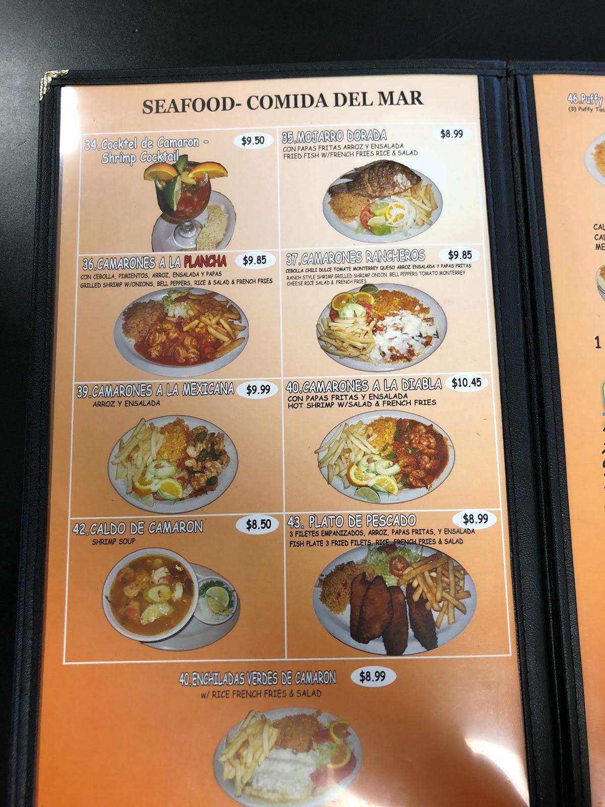 Menu at Santos Cafe, San Antonio, 603 Isom Rd Ste 105