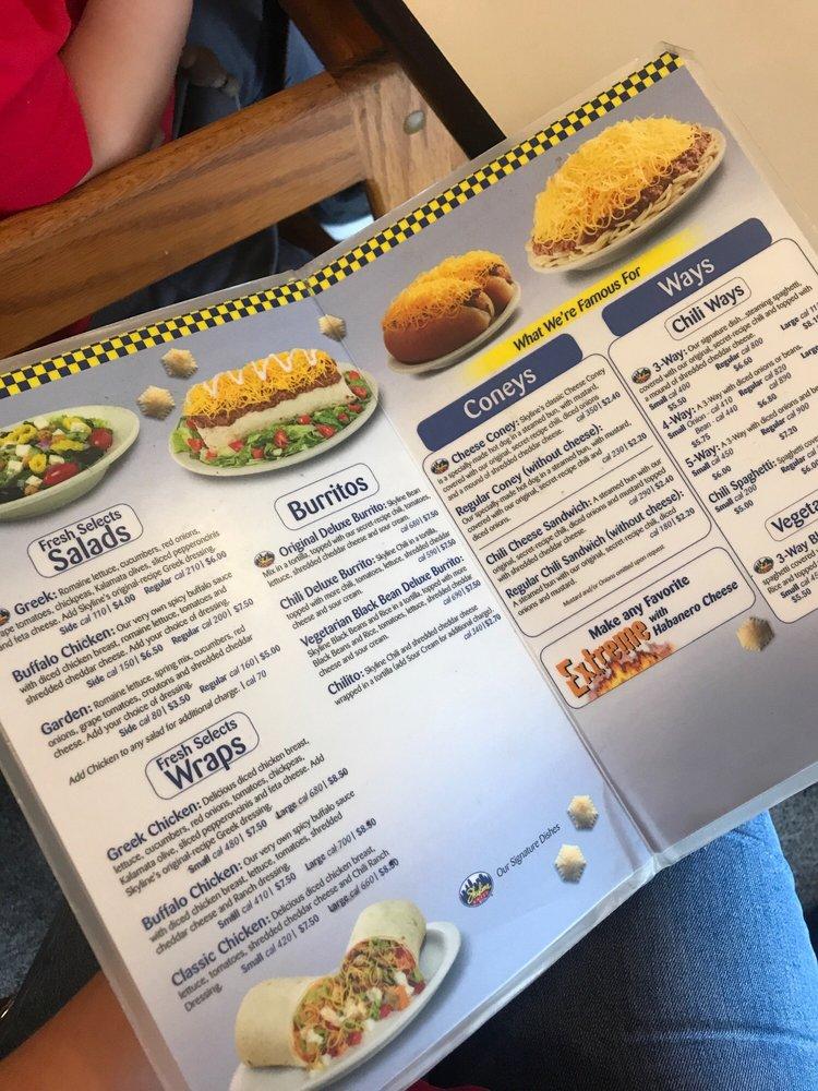 Menu at Skyline Chili fast food, Fort Myers, -323 S Cleveland Ave