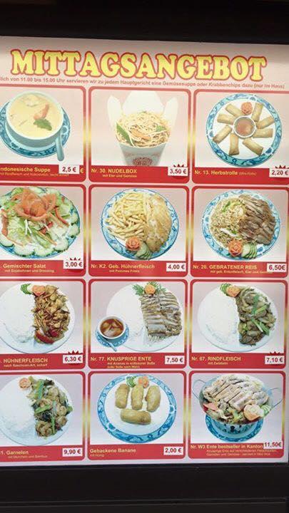 Menu at China-Imbiss Shanghai restaurant, Lehrte