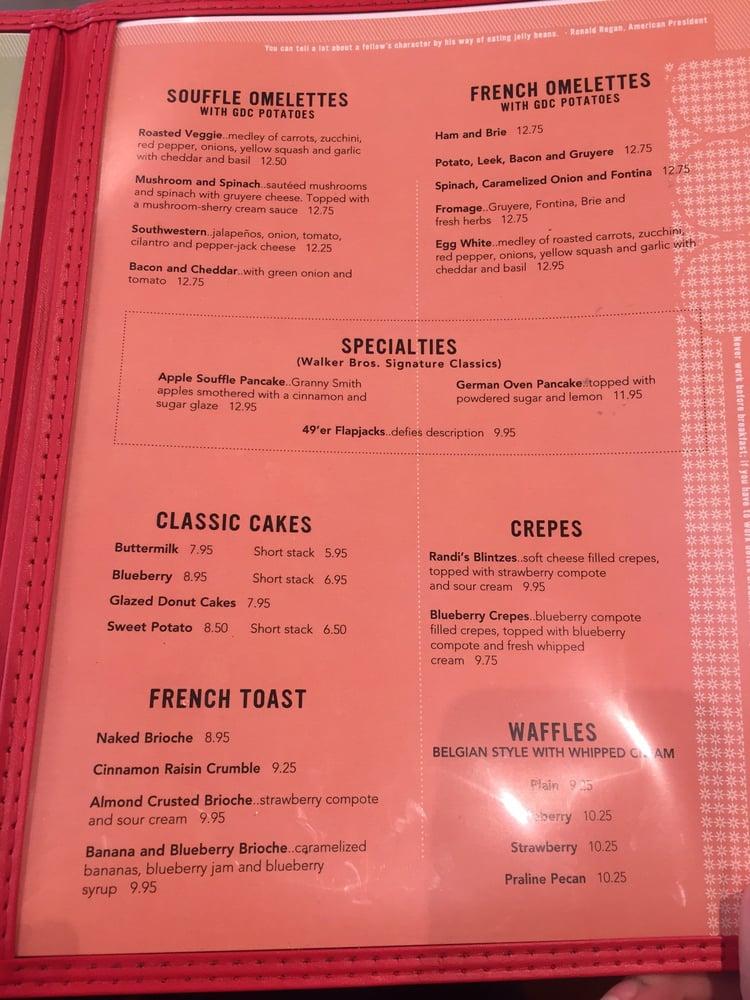 Menu at Good Day Cafe, Golden Valley