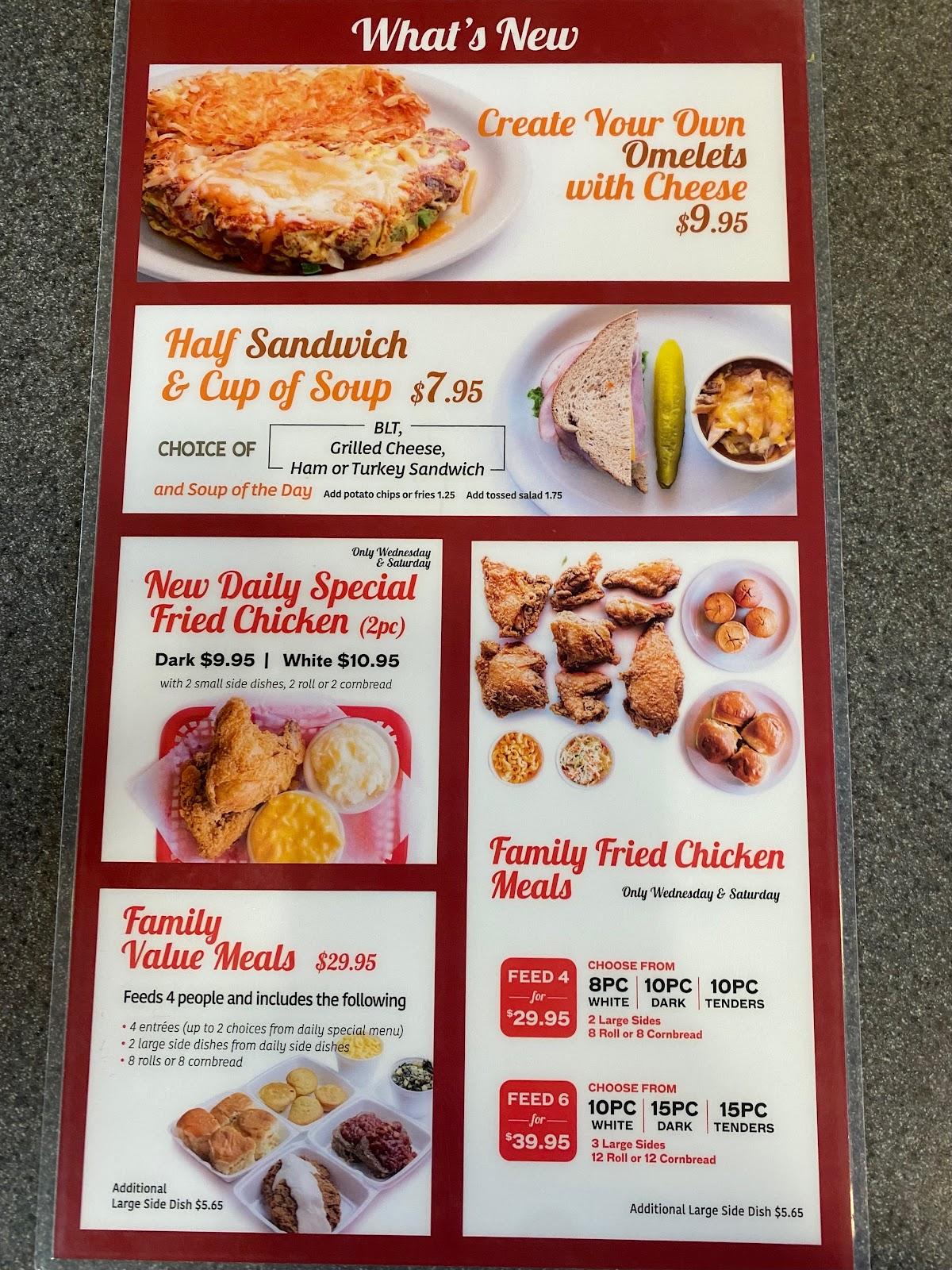Menu at Tops Cafe, Dallas, 718 Wynnewood Dr