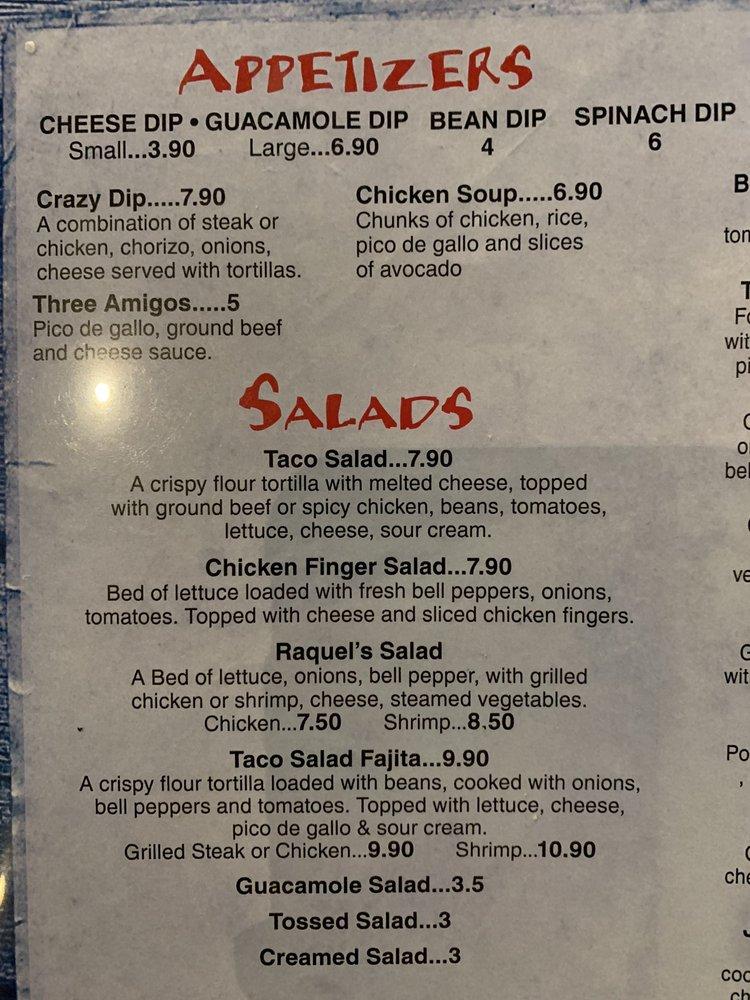 Menu at Baja California Cantina & Grill restaurant, Rainbow City