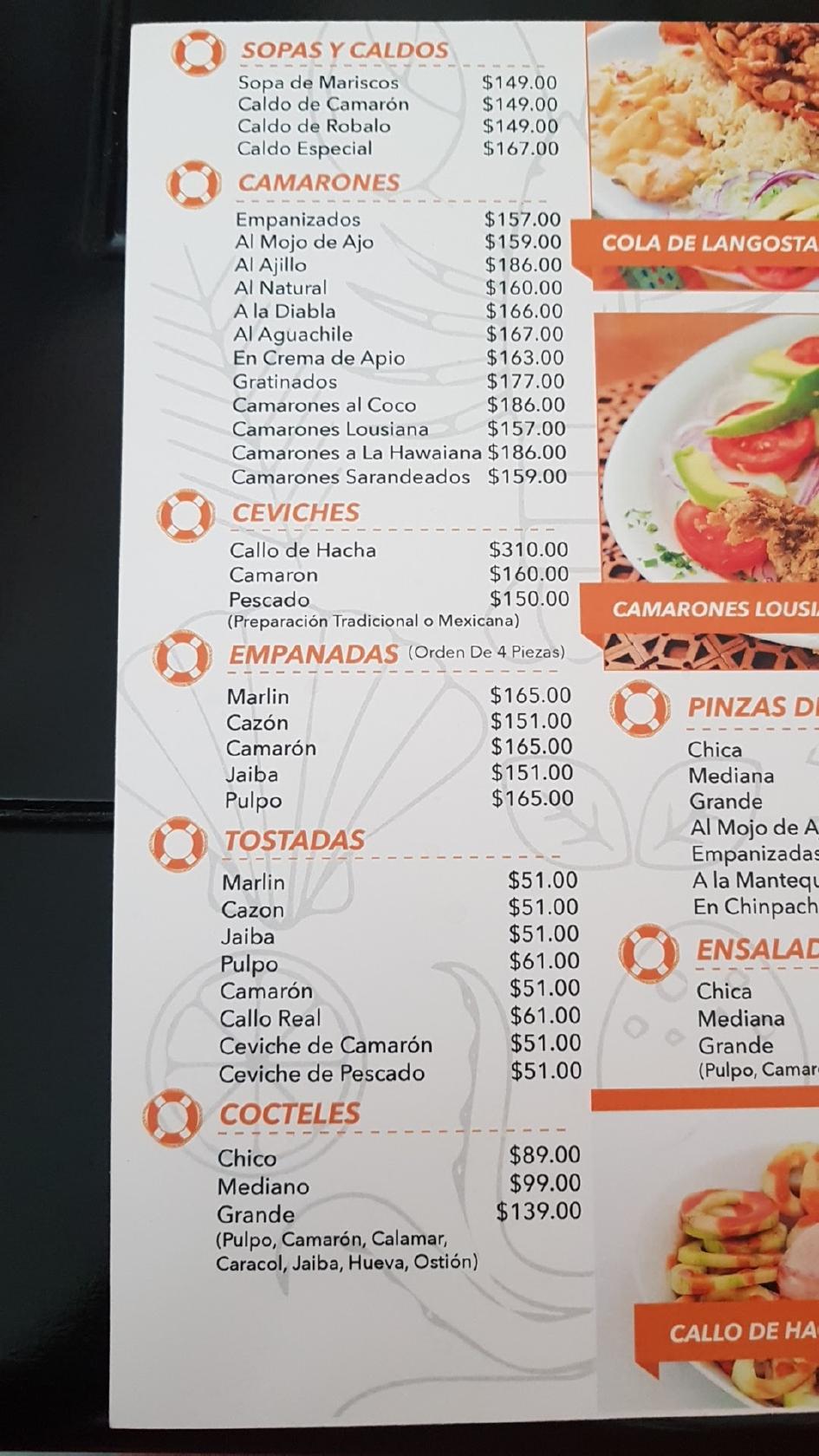 Carta del restaurante RIZO Coctelería, Tuxtla Gutiérrez