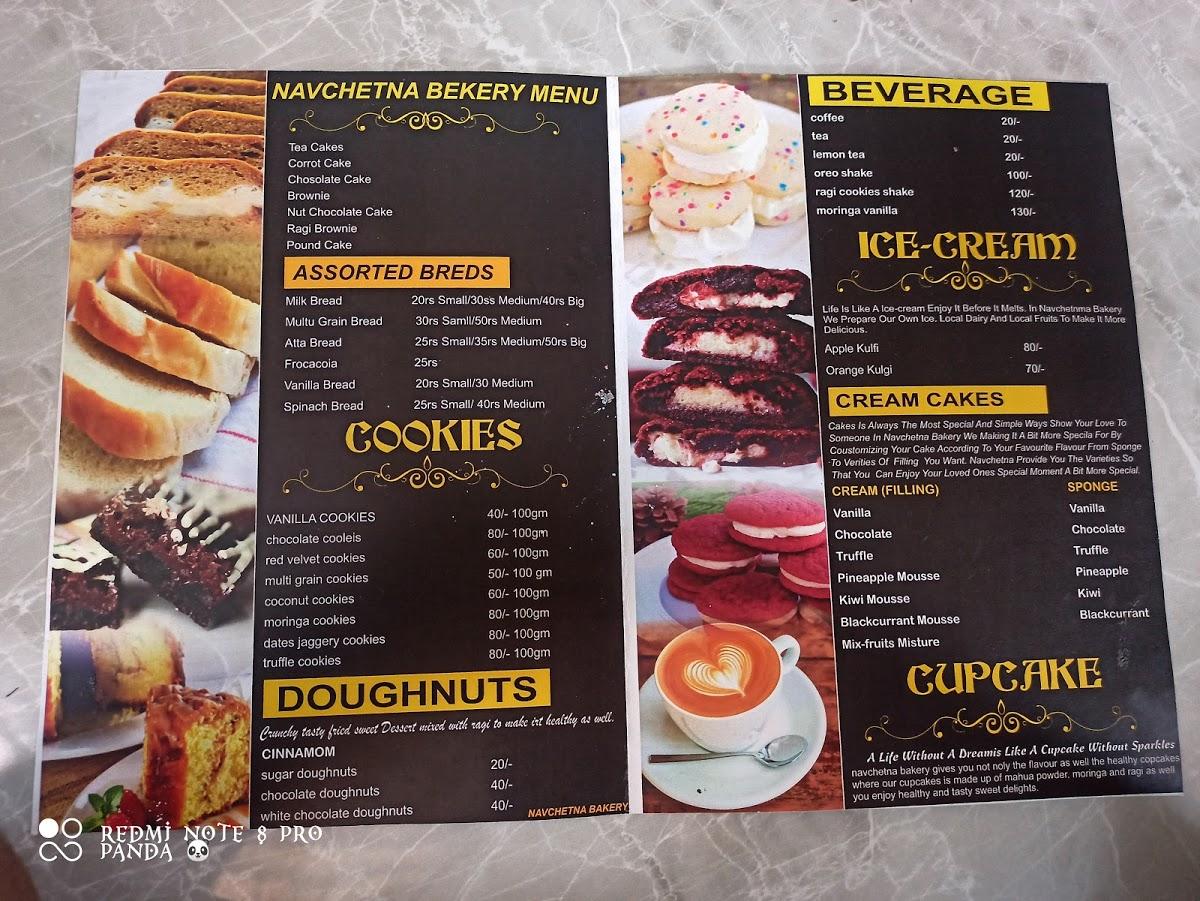 Menu at Navchetna Bakery, Dantewada