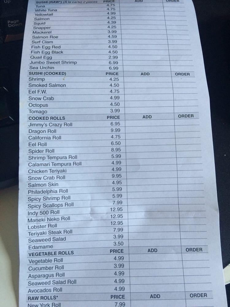 Menu at Maneki Neko restaurant, Westfield, 214 E Main St