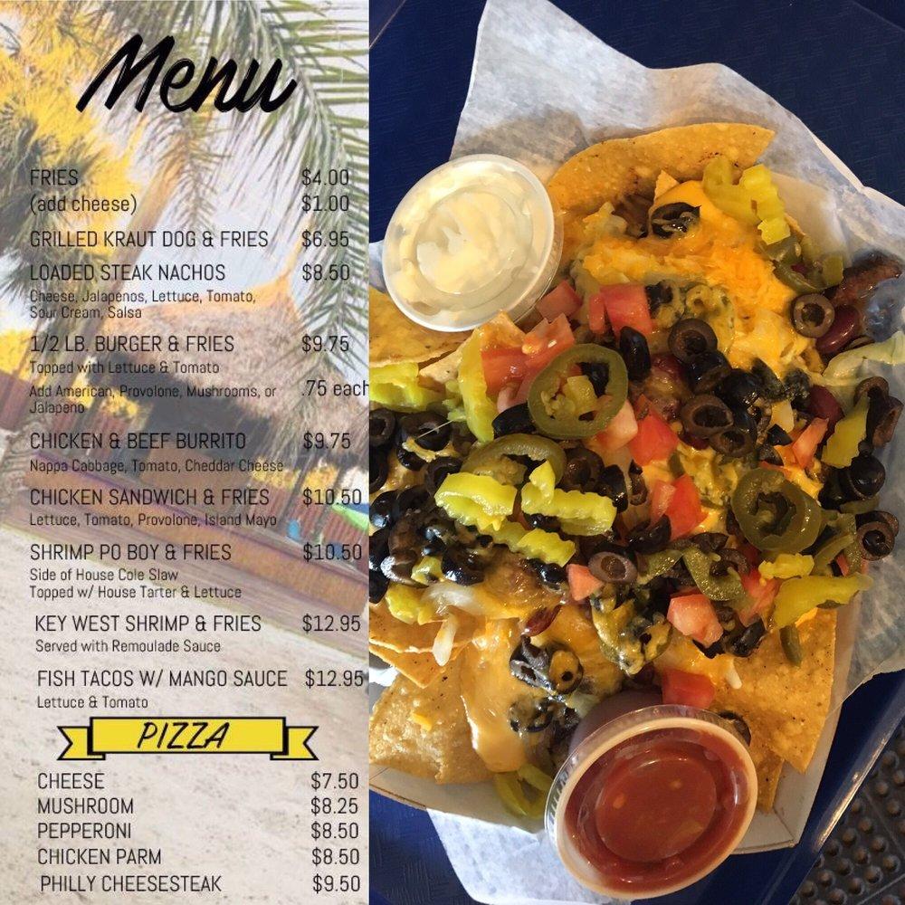 Menu at Tipsy Tiki pub & bar, Fort Pierce