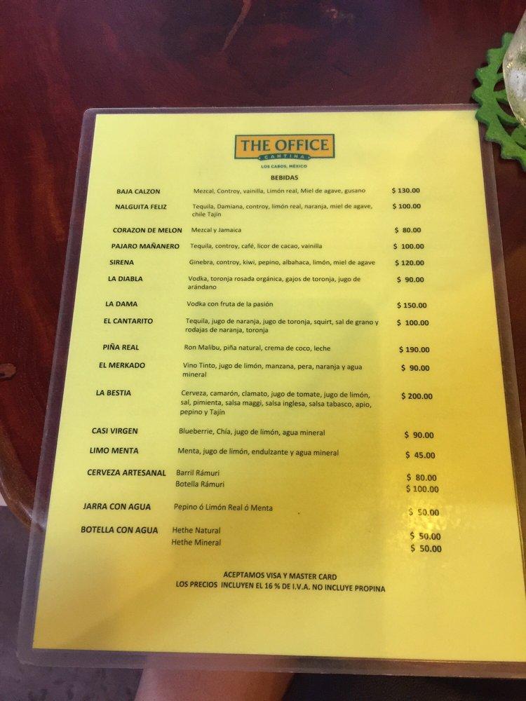 Carta del restaurante El Merkado, San José del Cabo, Carretera ...