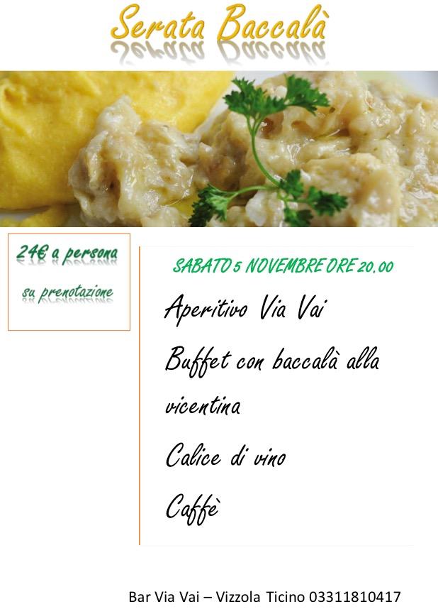 Menu da Via Vai da Mario pub & bar, Vizzola Ticino