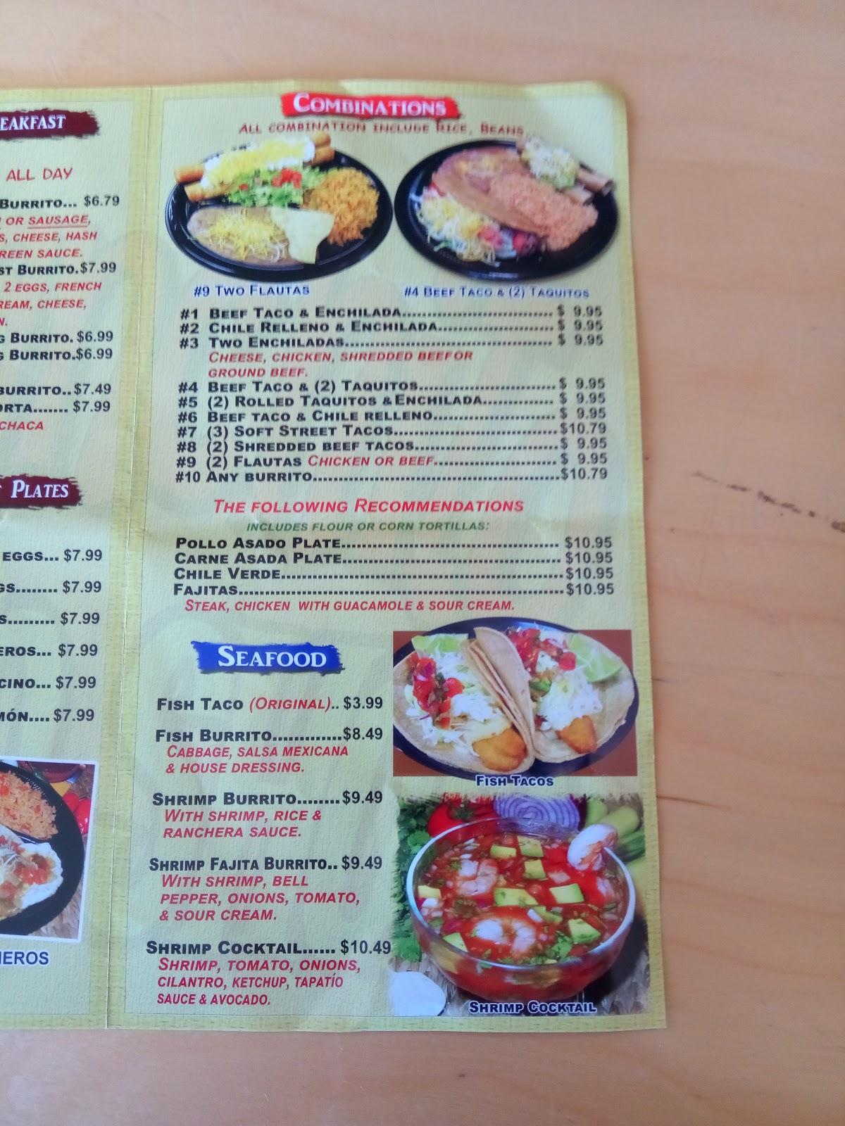 Menu at El Ranchito Taco Shop & Sports Bar, Murrieta, Los Alamos Rd #3