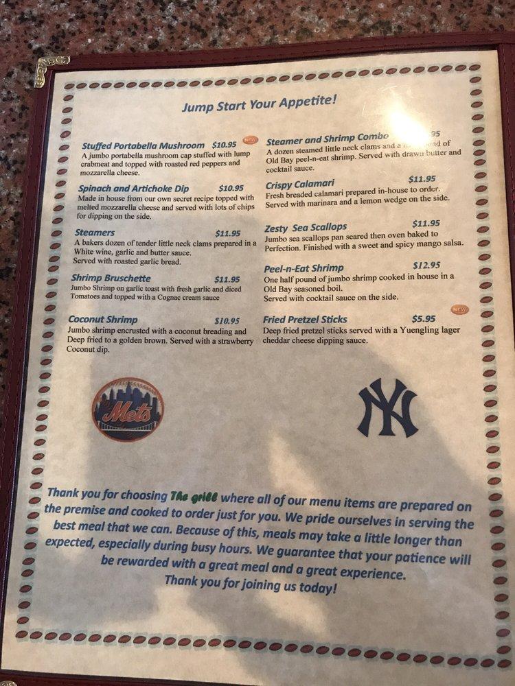 Menu at The Grill pub & bar, Matamoras