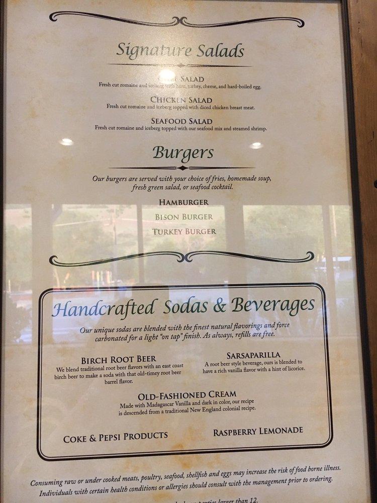 Menu at Maddox Ranch House Inc steakhouse, Perry
