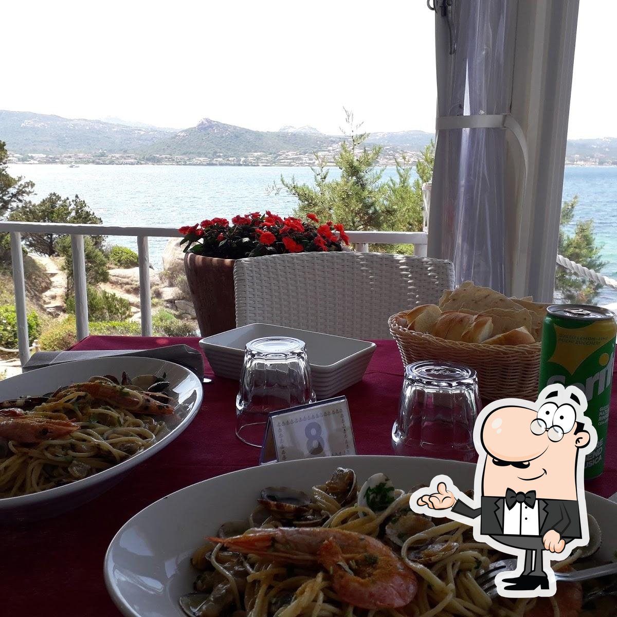 Le Calette Beach, Cala dei Ginepri restaurant, Baja Sardinia ...