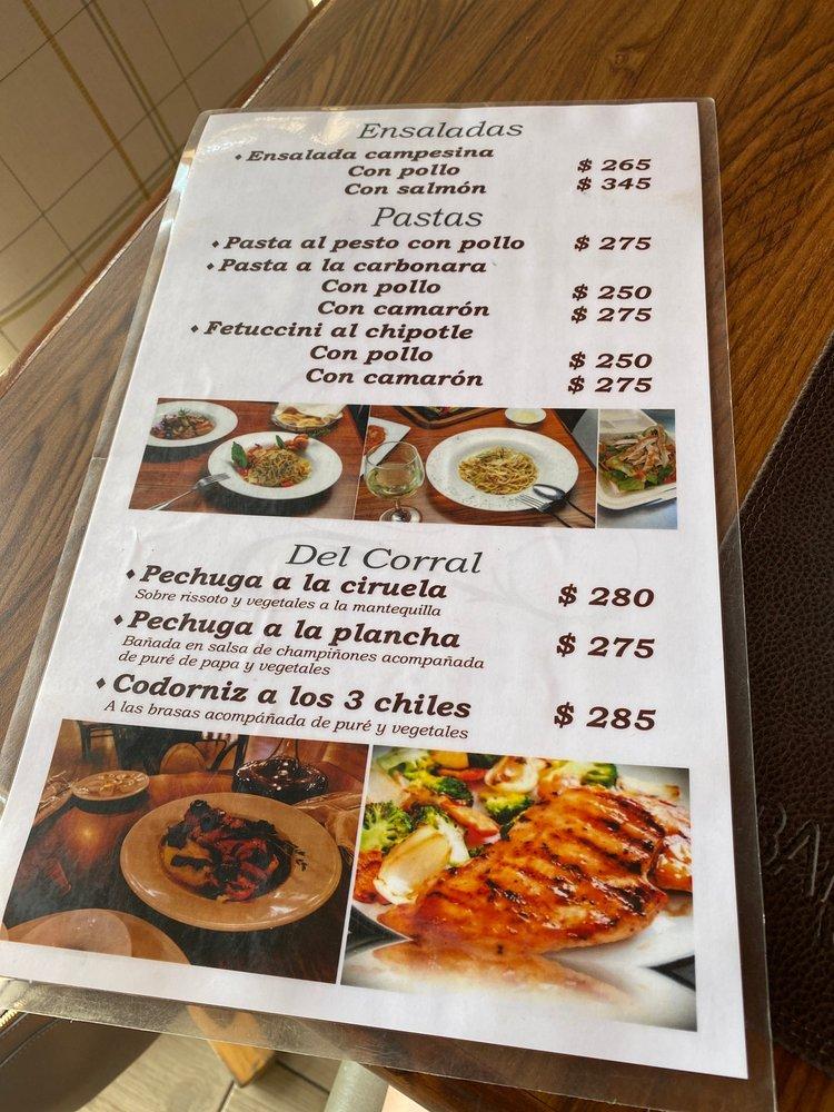 Menu at Casa Magnolia Restaurante, Ensenada, México 1