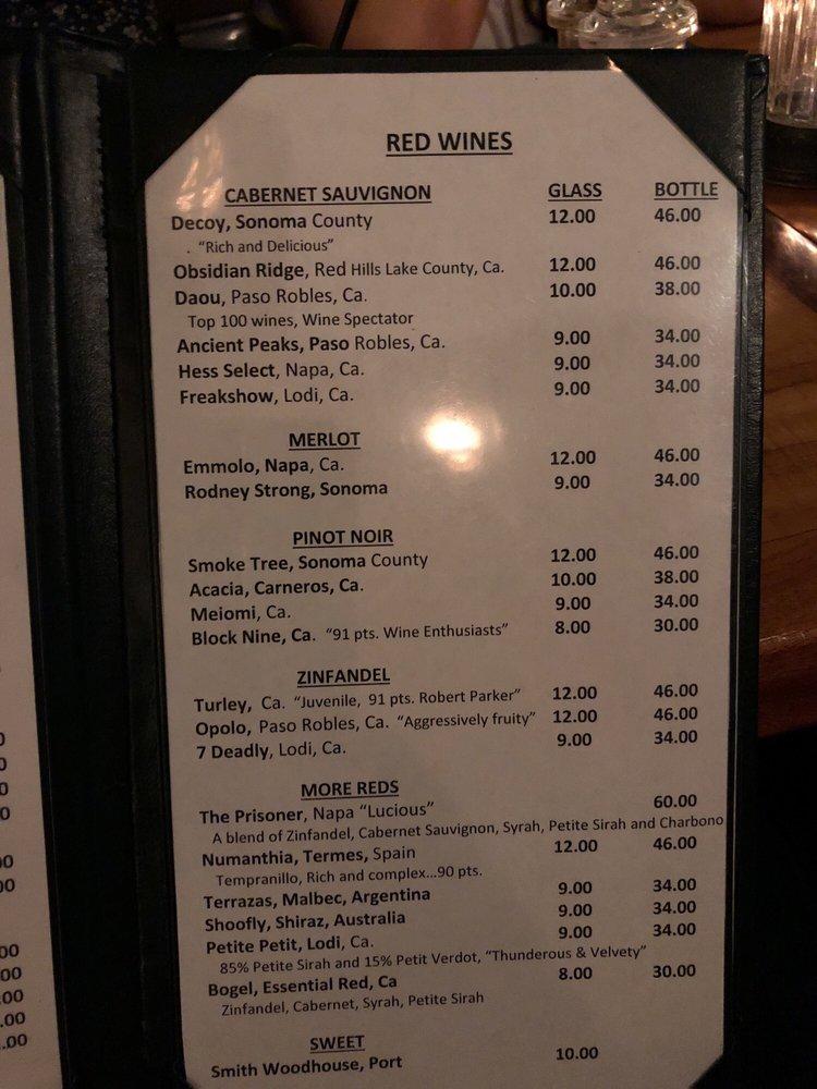 Menu at Buzz's Original Steak House steakhouse, Kailua