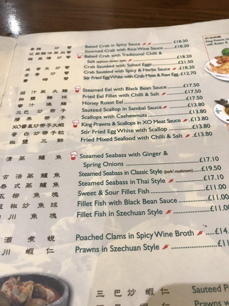 Menu at Cafe TPT, London