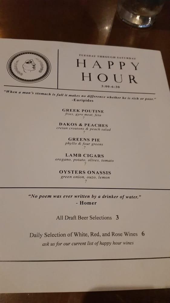 Menu at Helen Greek Food & Wine pub & bar, Houston