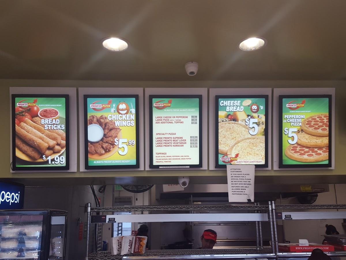 Menu at Pregio Pizza pizzeria, Downey, Imperial Hwy.