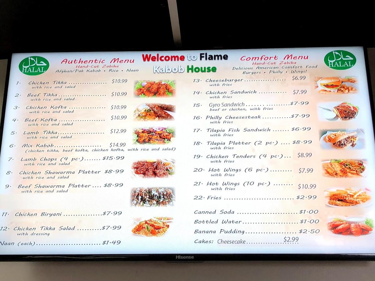 Menu at Baba’s Wings & Platters restaurant, Lawrenceville