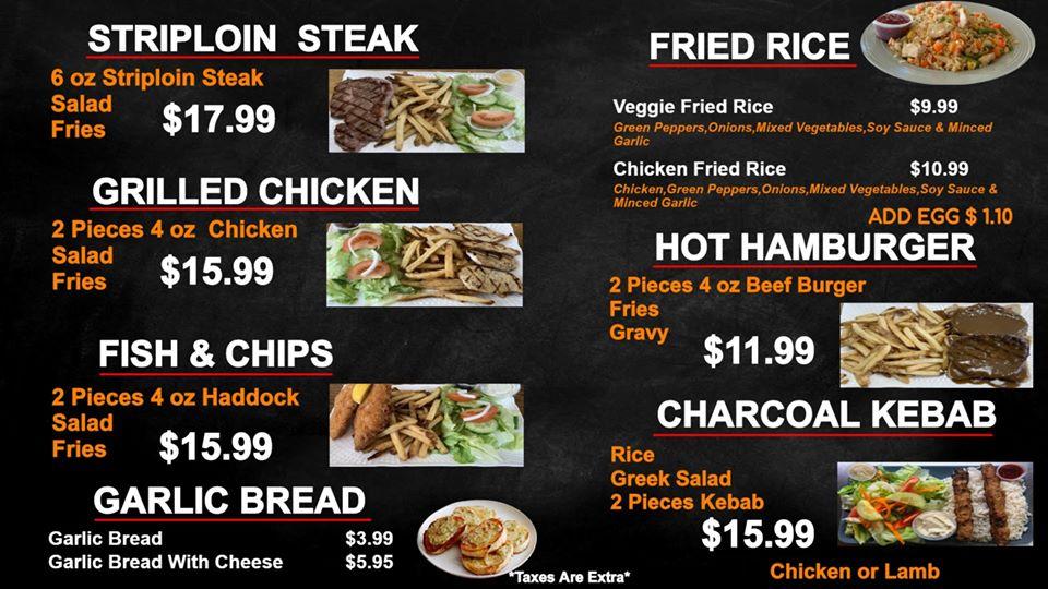 Menu at PizzaWay Restaurant, Mississauga, Airport Rd