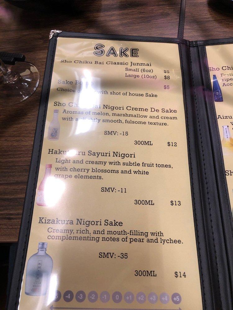 Menu at Shiki Sushi Bar & Japanese Grill, Coeur d'Alene