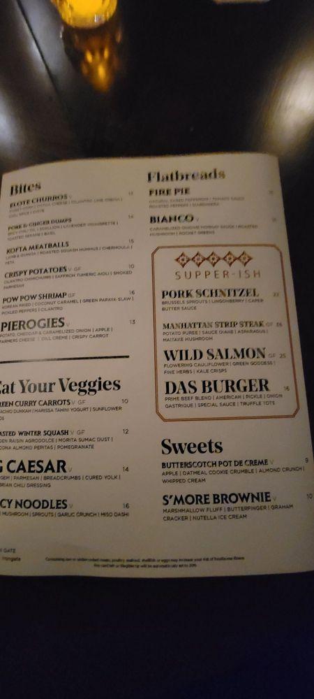 Menu at The Iron Gate pub & bar, Wyandotte