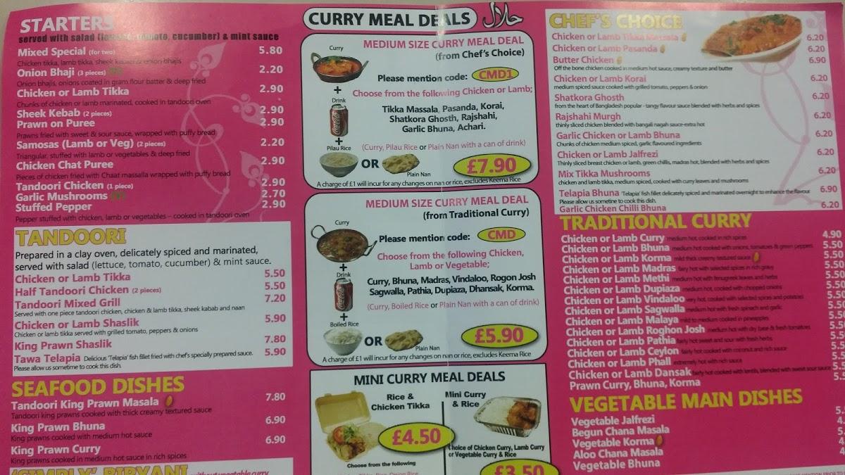 Menu at Chicken Village fast food, Milton Keynes, 2 A Albert St