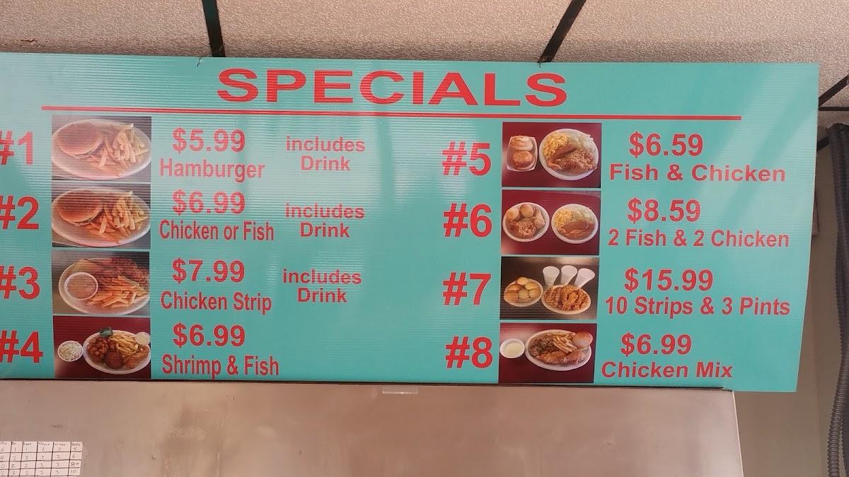 Menu at Pop's Honey Fried Chicken restaurant, Lindale